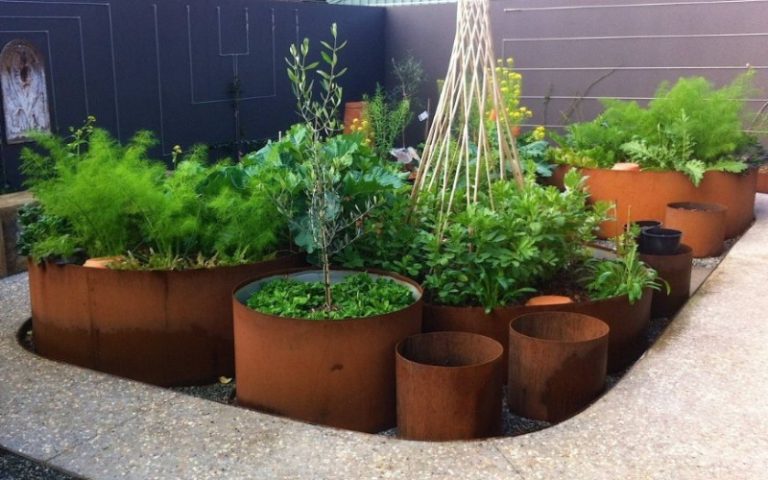 Custom Corten Steel Planters: Benefits, Design, Maintenance-Gnee Garden ...